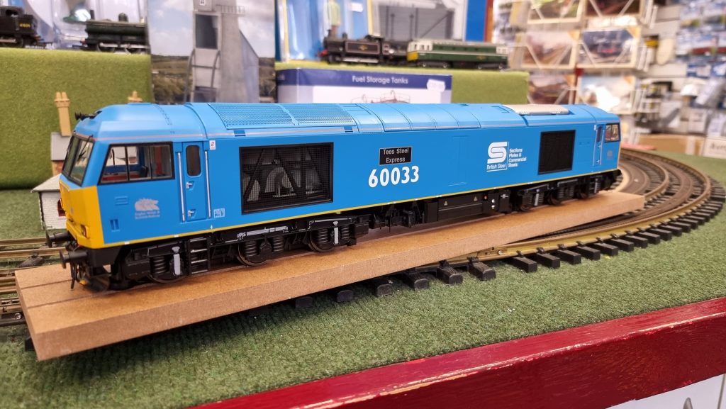 Heljan Class 60 60033 ‘TEES STEEL EXPRESS’ BRITISH STEEL BLUE ...