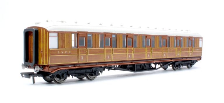 R40452 LNER Gresley Corridor Teak Coaches 1st Class No.51668 ...